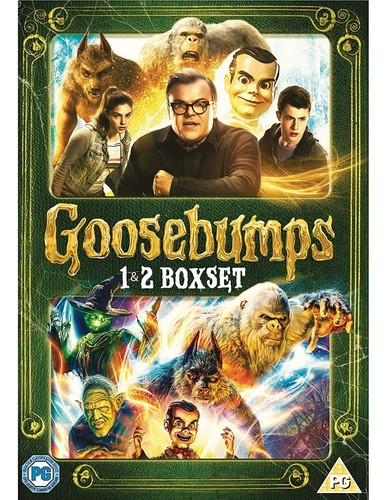 Goosebumps 1&2 (DVD) Jack Black Dylan Minnette Jillian Bell Madison ...