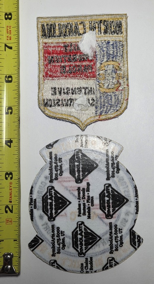 Lot of 2 Probation Parole NC & US Police Patches Middle District North ...