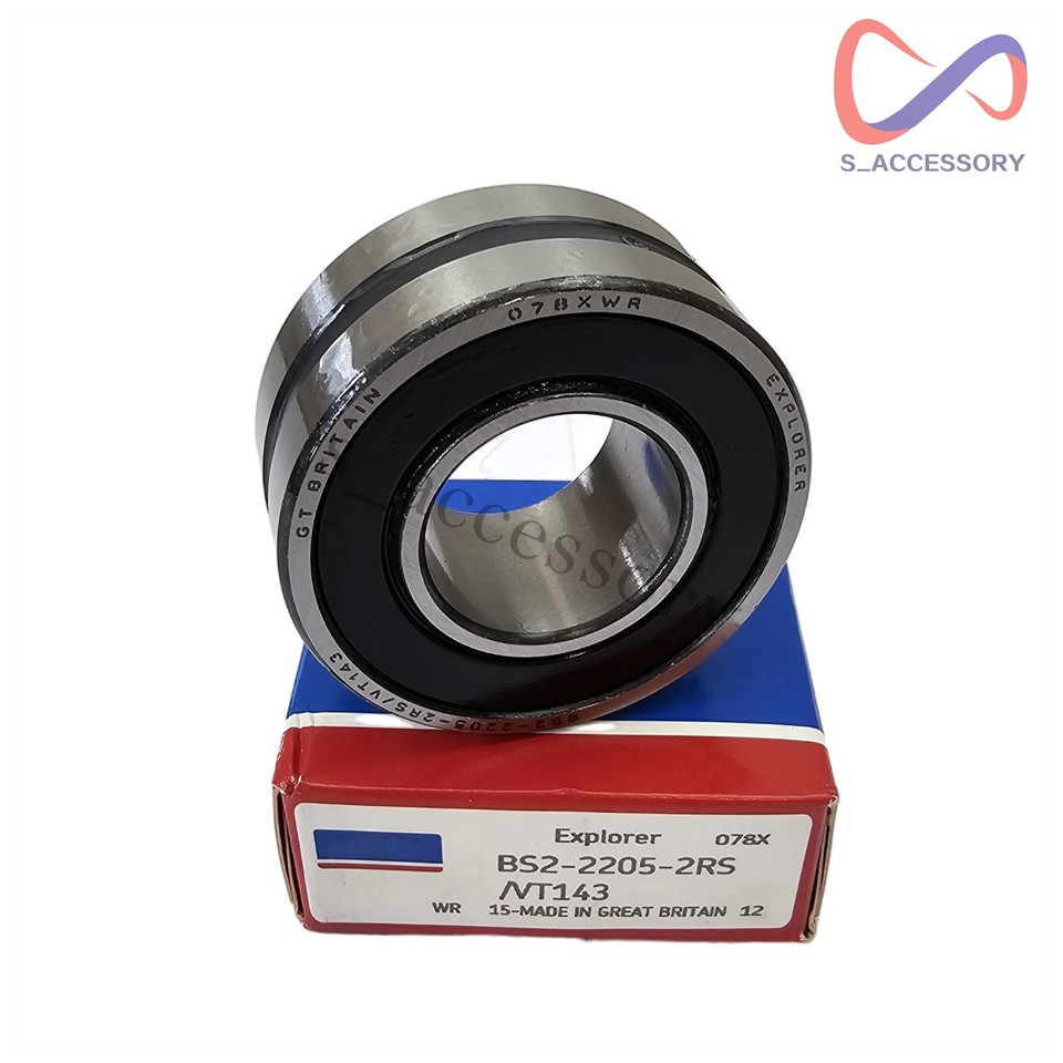NEW Sealed Spherical Roller Bearing 25x52x23 (mm) Fits SKF BS2-2205-2RS ...