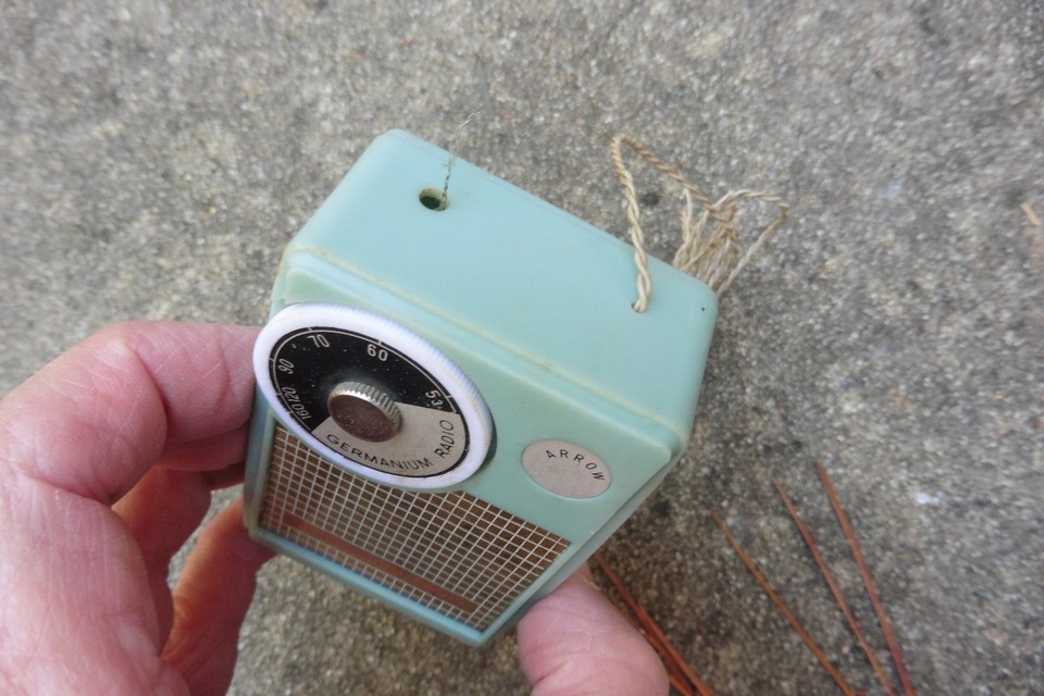 1950s Arrow Japan Germanium Diode Crystal Pocket Size Radio Needs ...