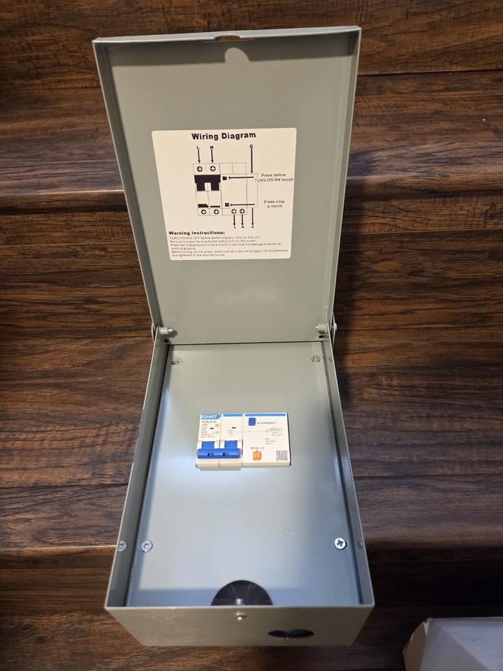 50 Amp Spa Panel, 50Amp GFCI Breaker for Hot Tub, Breaker Panel with ...