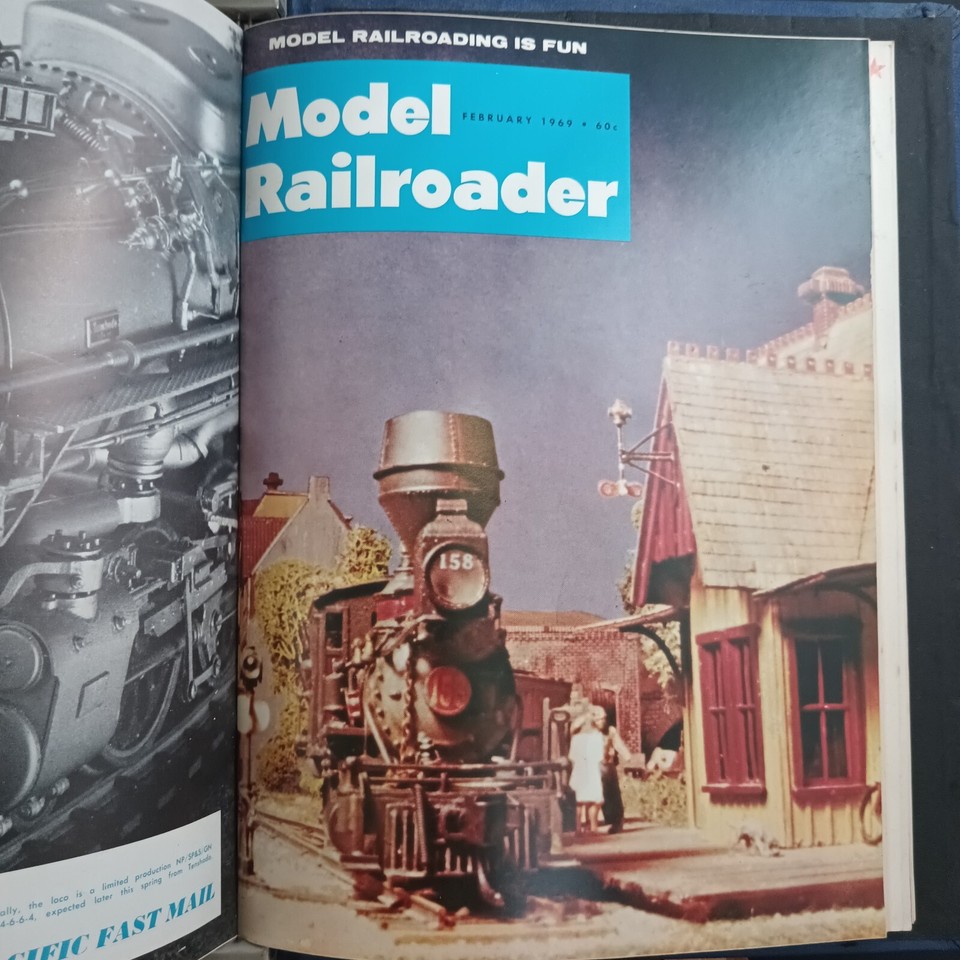 Model Railroader Magazine Complete Year 1969, 12 Issues + Binder + Free ...