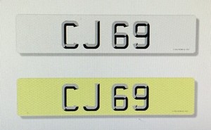 CJ 69 Cherished Number Plate Private Reg 1969, age 69, no 69 Assignment ...