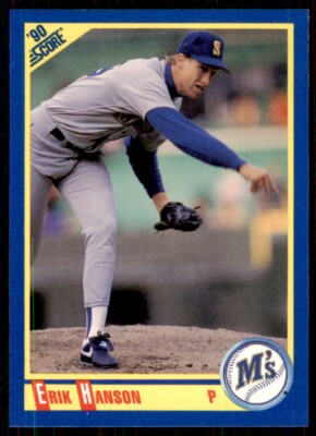 1990 Score #530 Erik Hanson | eBay
