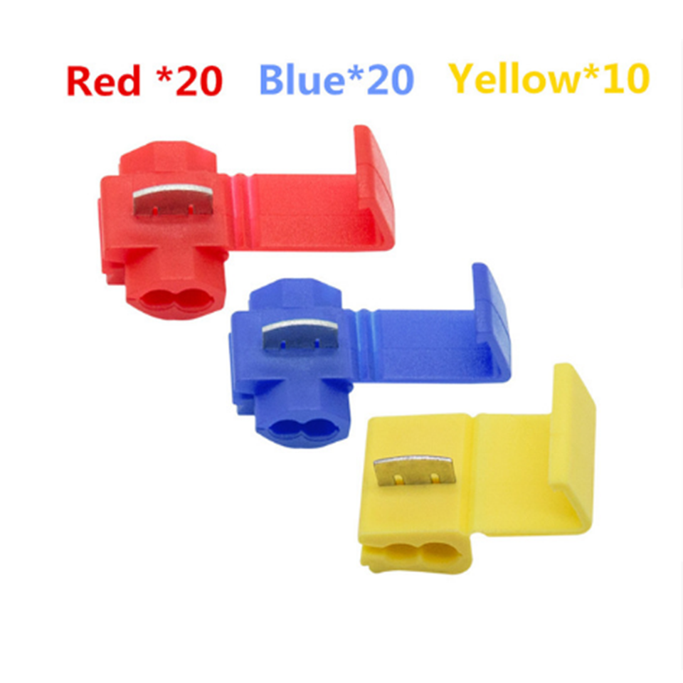 50PCS Scotch Lock Wire Electrical Cable Connectors Quick Splice ...
