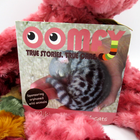 OOMFY PLUSH GENET Pink Wild Cat Ringed Tail 19" Stuffed w/ True Stories ...