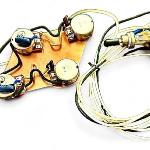 Gibson Firebird Wiring Harness 500k No Load Tone pots Pro Tones | eBay