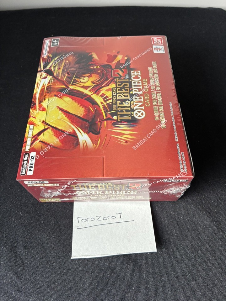 One Piece TCG PRB-02 The Best Vol 2 Premium Booster Box English - New ...