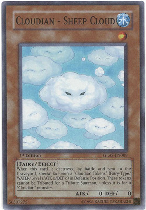 Yu-Gi-Oh Card - GLAS-EN008 - CLOUDIAN - SHEEP CLOUD (super rare holo) - NM/Mint | eBay