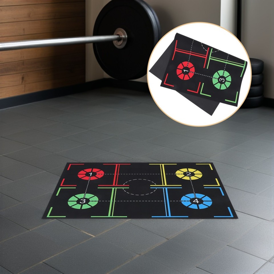 Portable Basketball Footwork Training Mat: Agility Footstep Training ...