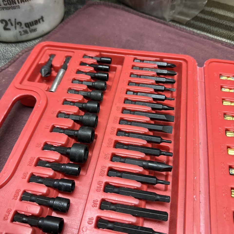 Mac Tools 52 Piece Quick-Connect Drill Bit Set Complete EUC | eBay