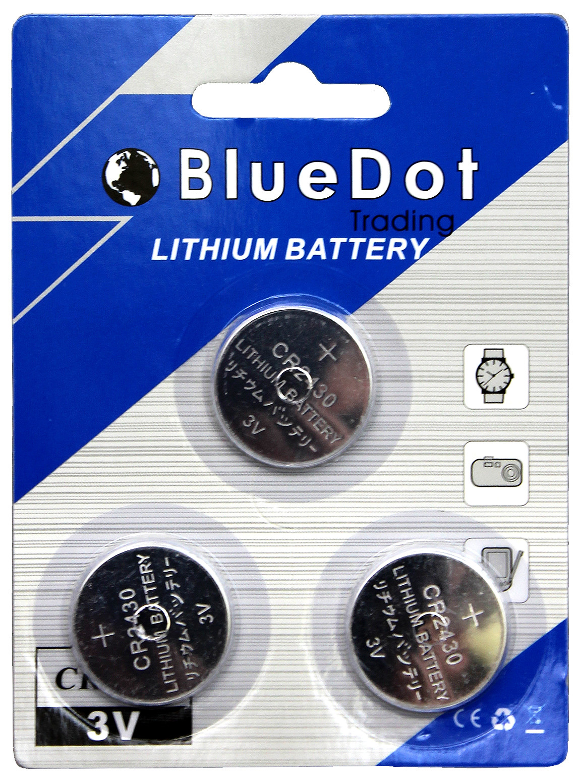 3X CR2430 DL2430 ECR2430 LM2430 KCR2430 BR2430 KL2430 CR BR DL LM 2430 ...