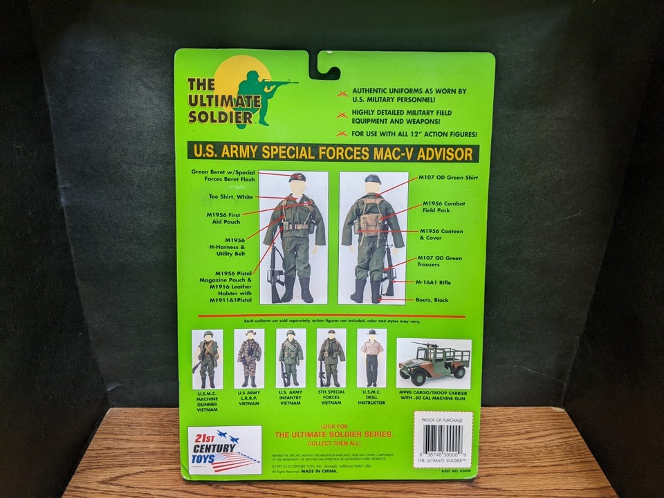 1/6. US Army. Special Forces MAC-V Advisor. 21st Century Ultimate ...