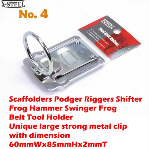 Scaffolders Podger Riggers Shifter Frog Hammer Swinger Frog Belt Tool ...