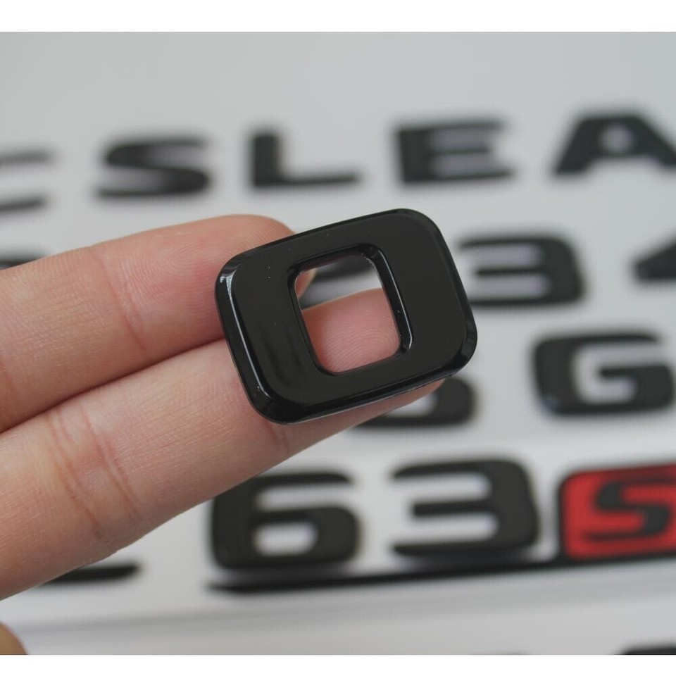 Gloss Black Letters CL 500 Trunk Emblems for Mercedes Benz AMG CL500 ...