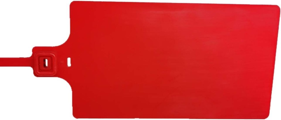 Blank Waterproof Plastic Tags Marker Ties Large Labeling Tags Fastener ...