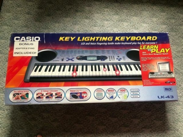 Casio Lk-43 Lighted Electronic Keyboard for sale online | eBay