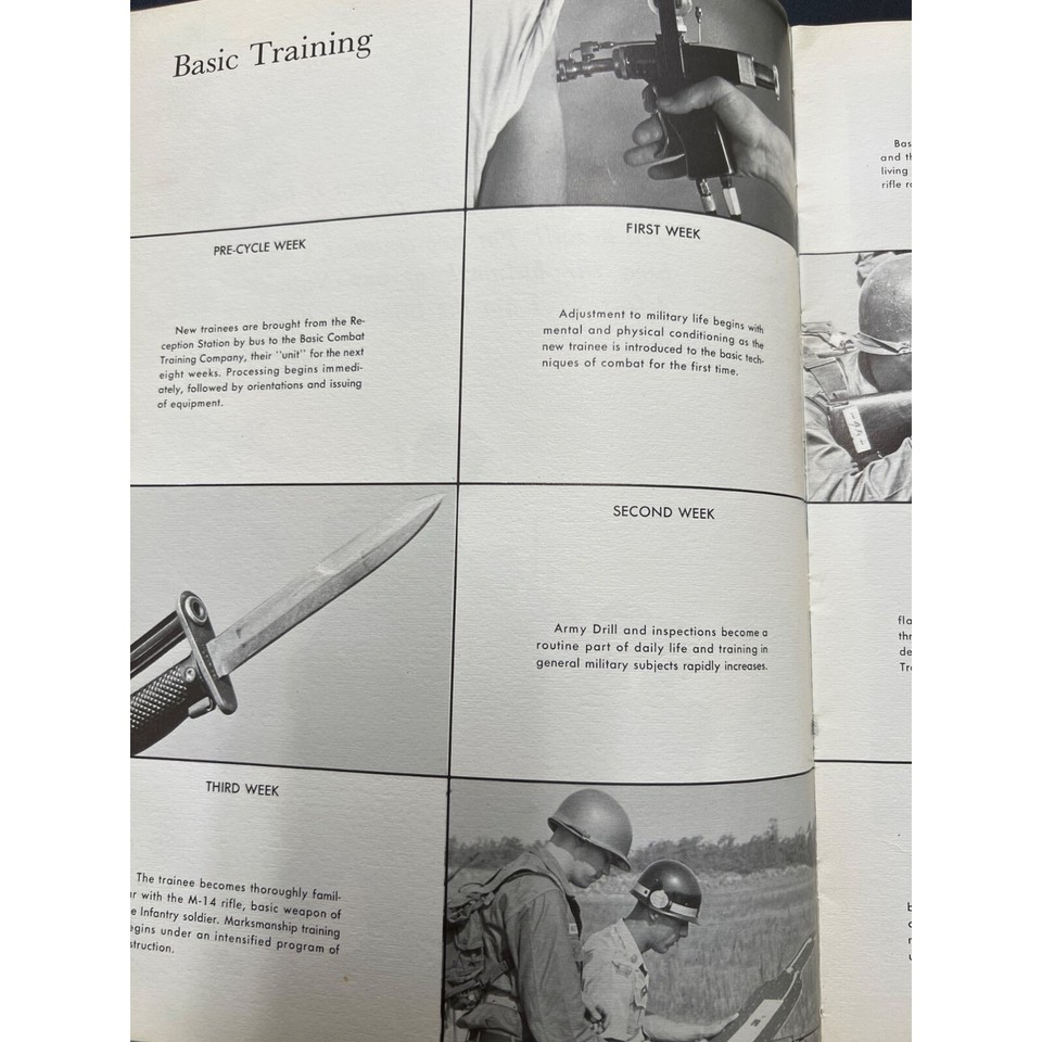 US 1st Army Basic Training Book Fort Dix NJ 1968 Vietnam Era | eBay