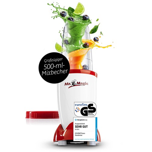 Smoothie Maker Standmixer Robot Ménager Blender GOURMETMAXX Mr. Magic ...