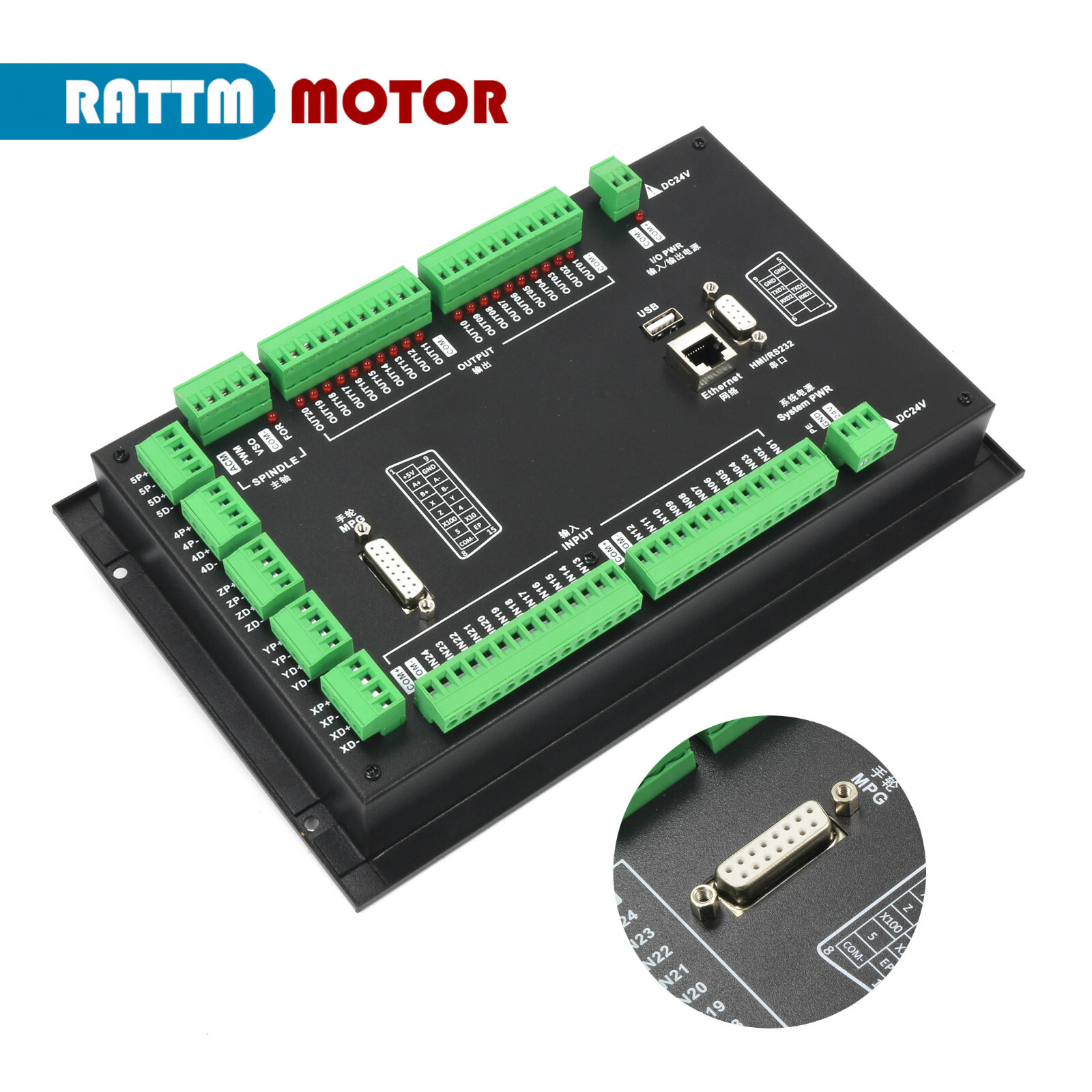 『ITA』4 Axis 1000KHZ DDCS Expert Offline CNC Controller Stand Alone ...