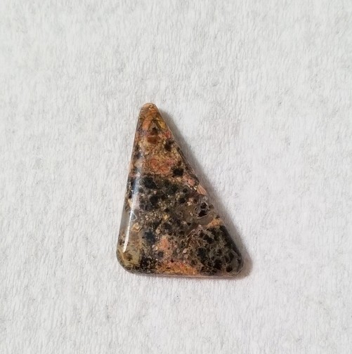 NATURAL BRECCIATED JASPER TRIANGLE TRILLION CAB CABOCHON LOOSE STONE ...