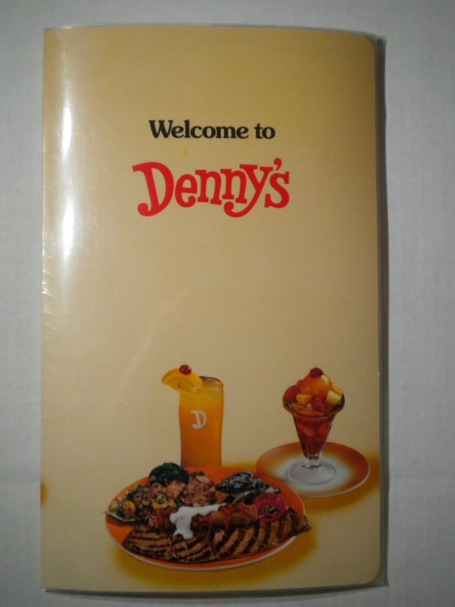 Dennys Menu Cover