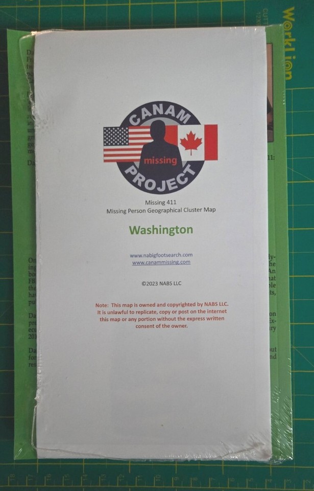 Missing 411 - Washington State Book (Sealed) & Map (New) | eBay
