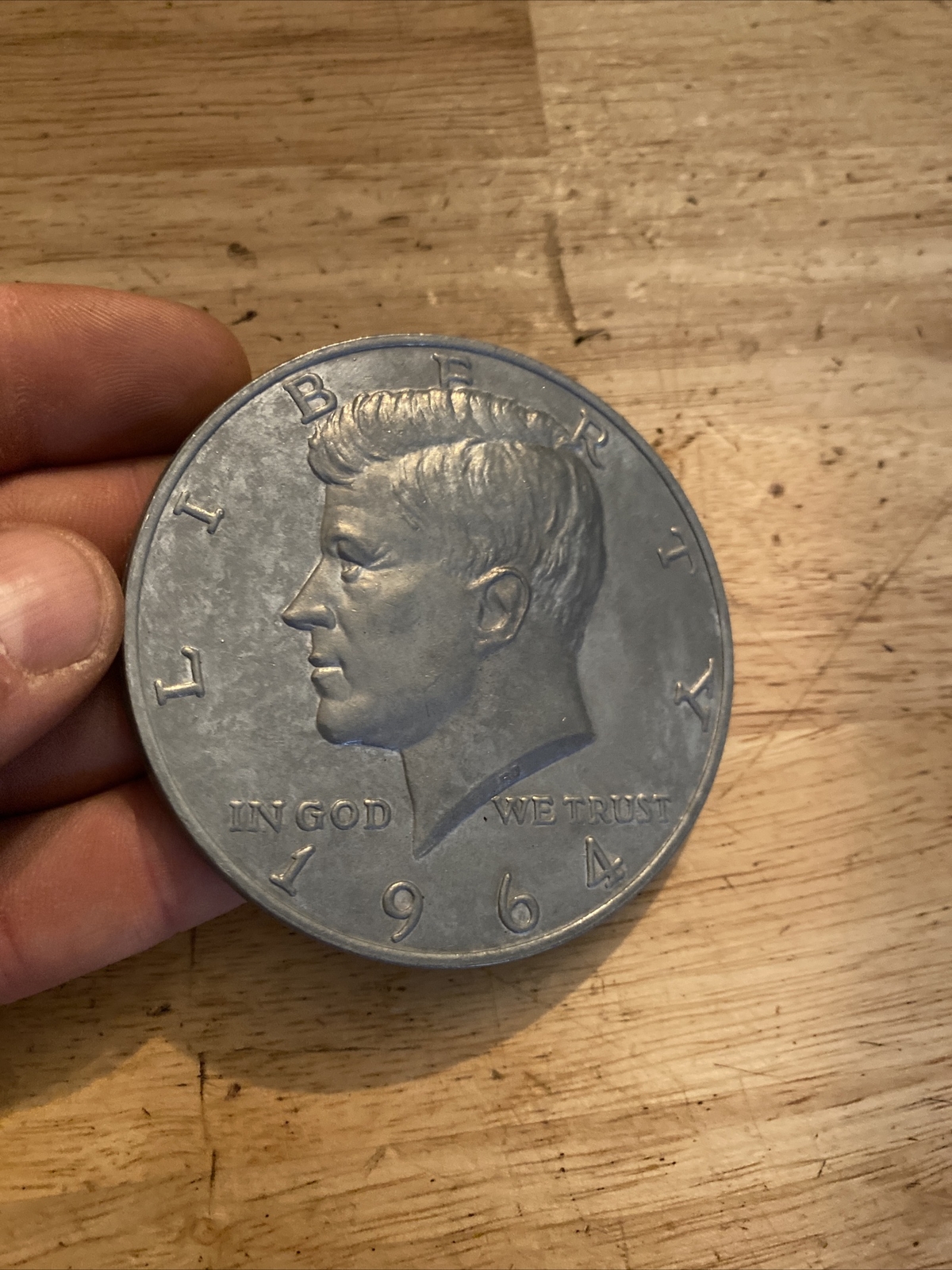 John F. Kennedy JFK Coin Paperweight Patina President Collector Gift ...
