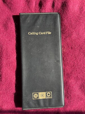 Vintage AC GM DELCO business card file | eBay