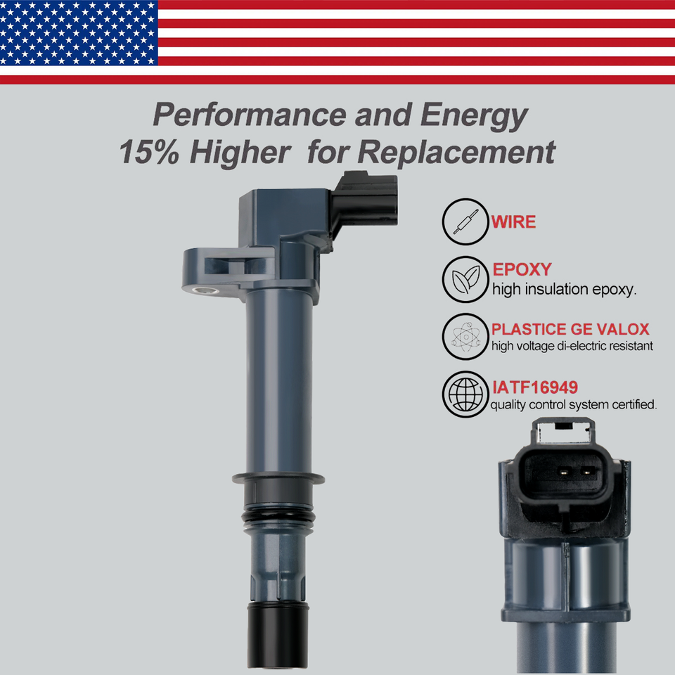 8 OEM Ignition Coil + 8X Spark Plug for Dodge Dakota Jeep Ram 1500 4.7L ...