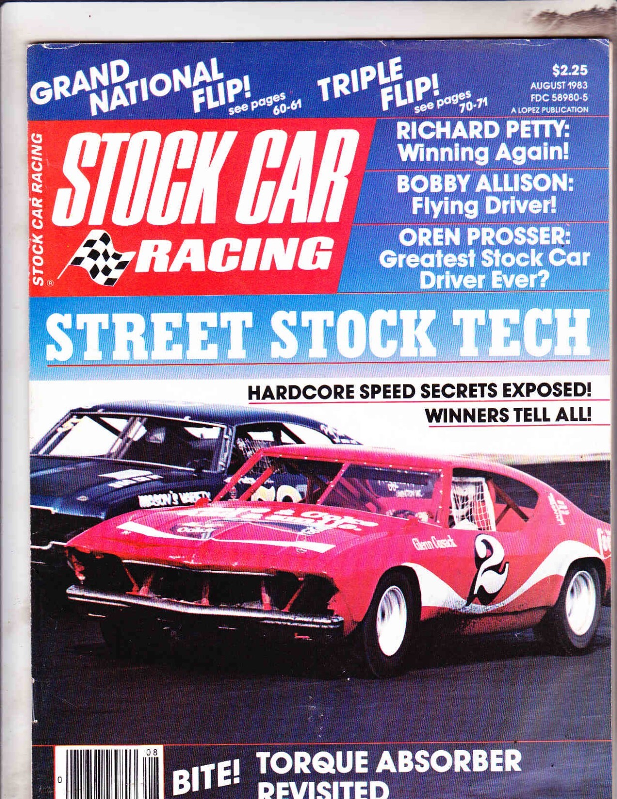 STOCK CAR RACING MAGAZINE----AUGUST 1983 | eBay