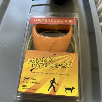 New In Package 56 Inch Funky Lighted Dog Leash. Holds Up To 100 Lb Dog ...