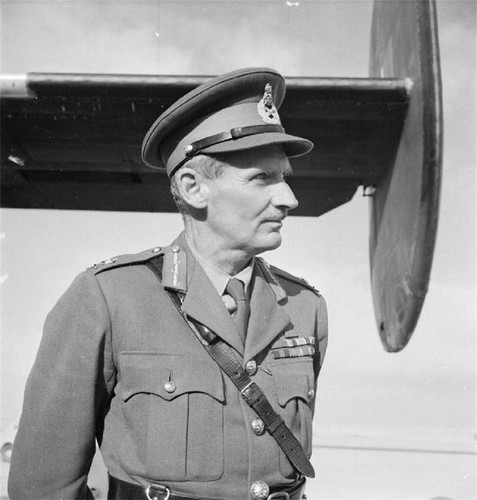 WWII B&W Photo British General Sir Bernard Montgomery WW2 World War Two ...