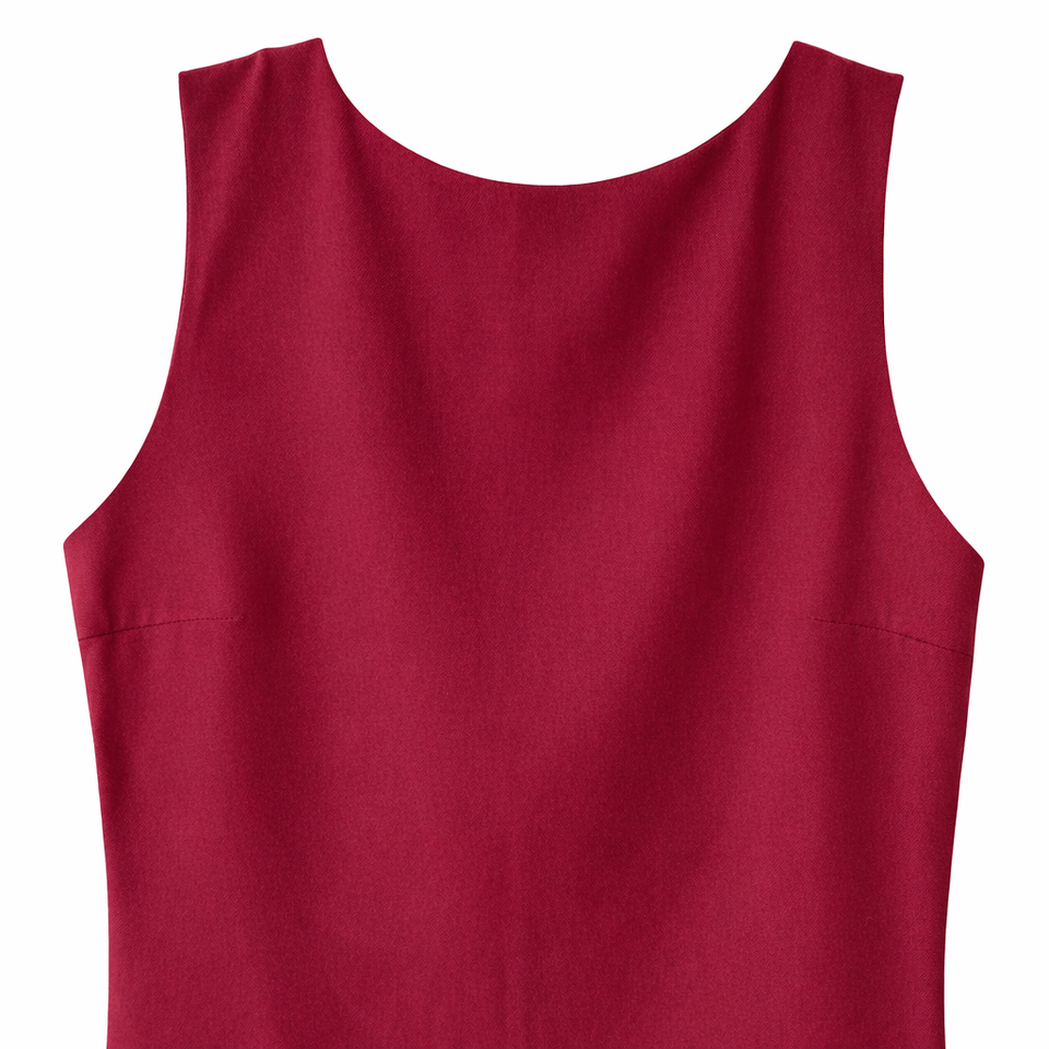 A-Line Burgundy Open Back Long Dress Size 12 - Elegant Evening Wear | eBay