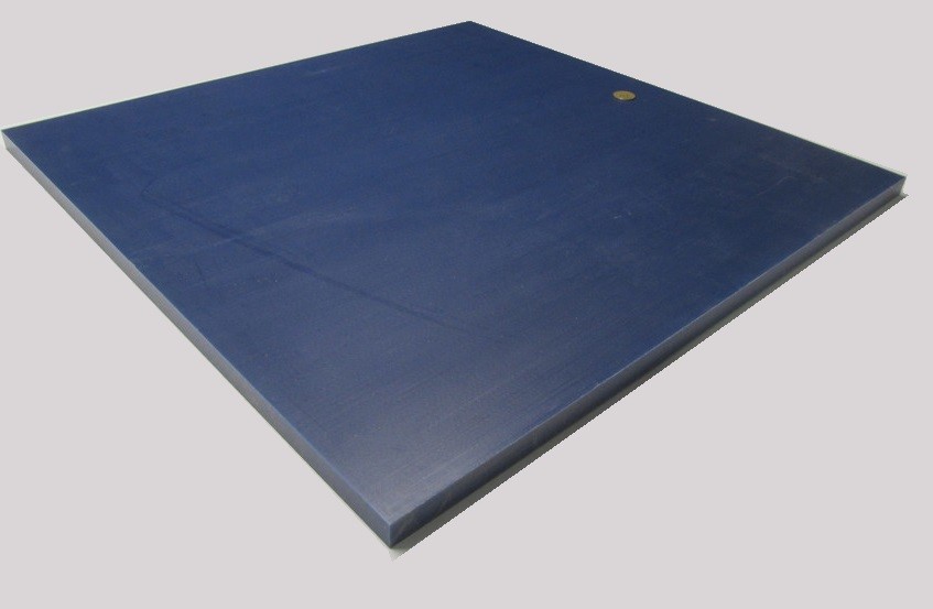 Tivar 88 Blue UHMW PE Sheet .750" (3/4") Thick x 24" x 24", UV ...