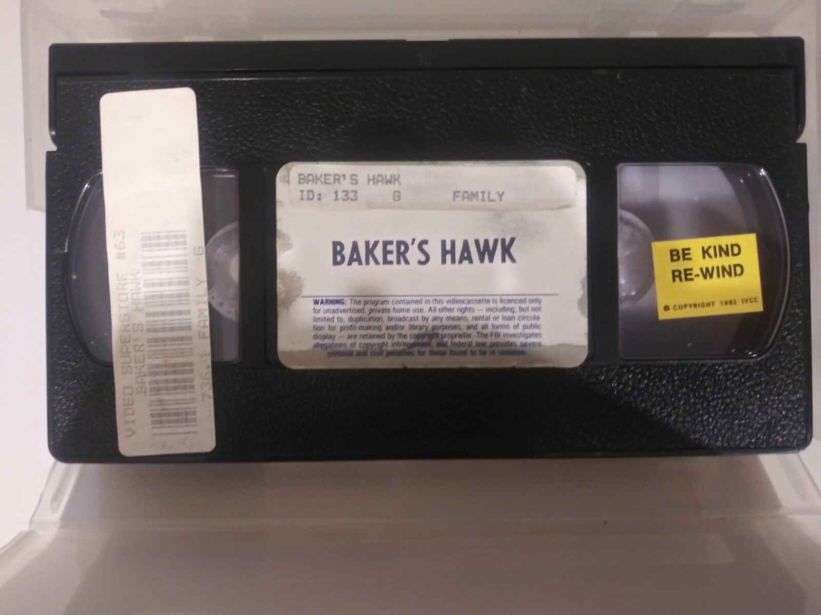 Baker's Hawk - (VHS,1982) Rare* 33937024283 | eBay