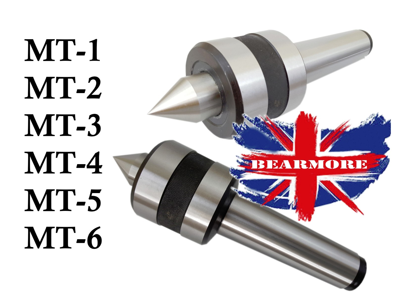 Precision Center MT1-MT6 Morse Taper Bearing Lathe Turning Revolving ...