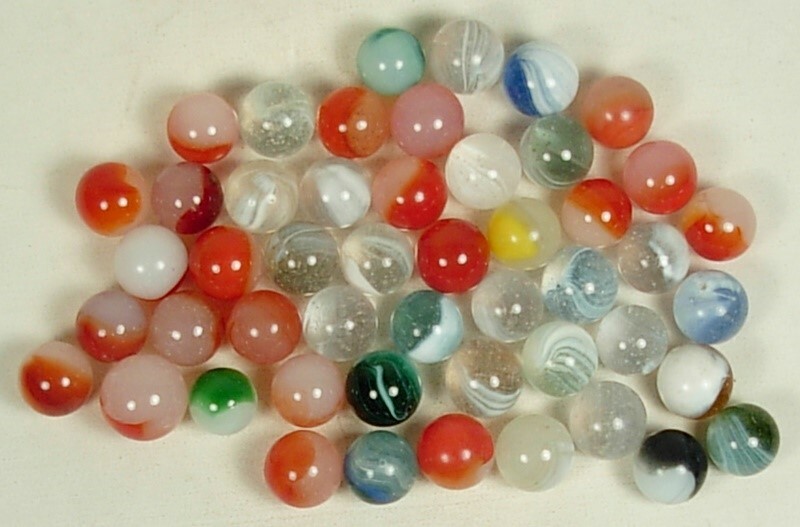 LOT OF 48 PATCH ETC VINTAGE MARBLES | eBay
