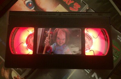 Chucky Childs Play Night Light, Horror, Desk Lamp, Movie, VHS, Gift ...