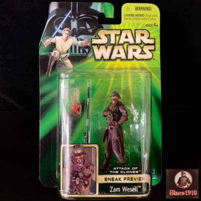 Star Wars Zam Wesell Sneak Preview The Power Of The Jedi 2002 | eBay