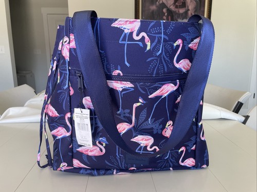 NWT VERA BRADLEY Reactive Drawstring Tote bag, Flamingo Party $75 | eBay