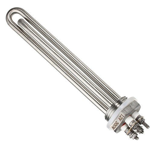 12V 300W Stainless Steel Immersion Water Heater Electric Tube Heating ...