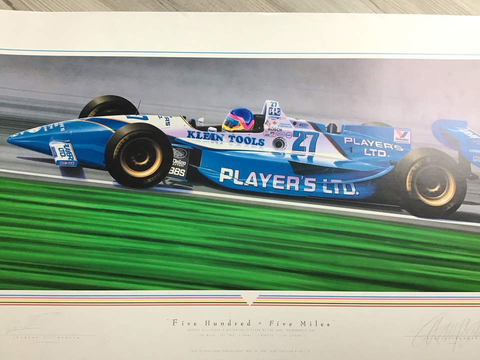 AUTOMOBILIA/FIVE HUNDRED-FIVE MILES/THIERRY THOMPSON/SIGNED JACQUES ...