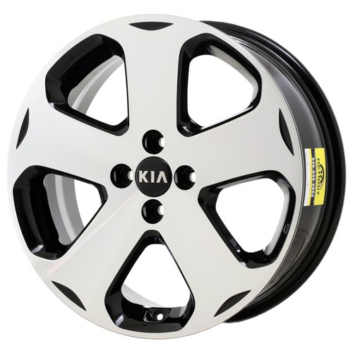 17" KIA RIO WHEEL RIM FACTORY OEM 74660 2012-2017 MACHINED BLACK | eBay
