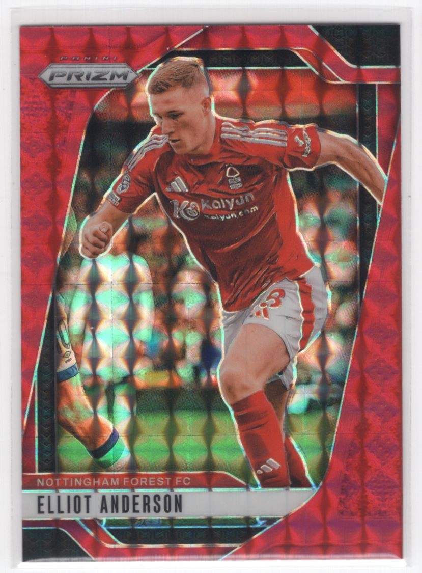 Elliot Anderson 2024 Prizm Premier League #259 Gold Pulsar /10 Price ...