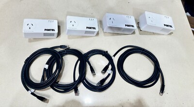 NP511 Netcomm Powerline Adapters Paired Set Of 4 And Cables | eBay
