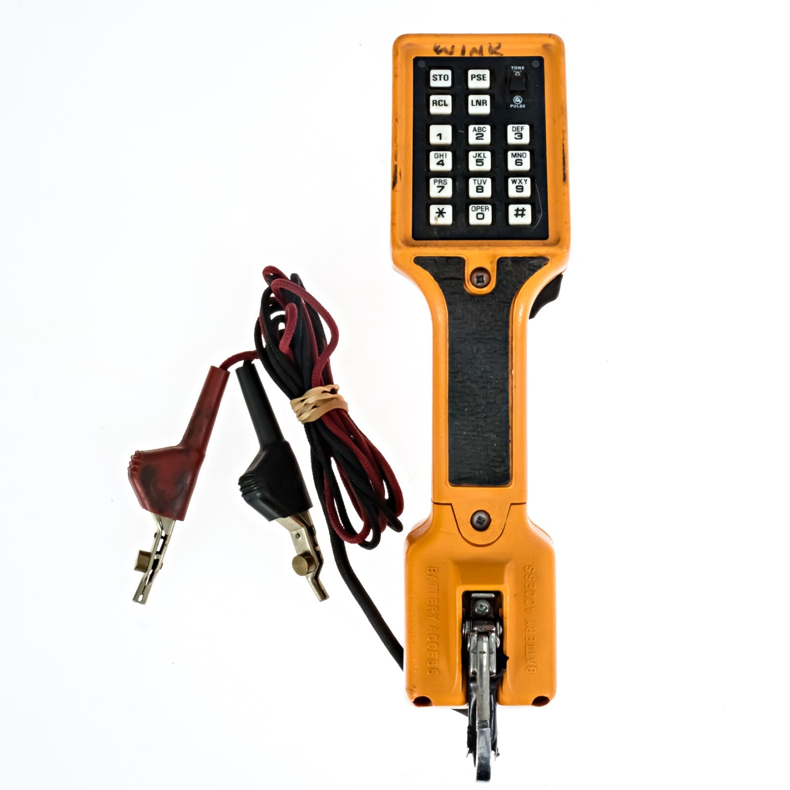 Harris Dracon Lineman Test Telephone Buttset TS22A.1 009 Orange | eBay