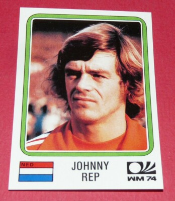 88 JOHNNY REP NEDERLAND MÜNCHEN 74 FOOTBALL PANINI WORLD CUP STORY 1990 ...