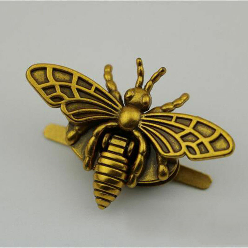 5/20pcs Metal Bee Shape Buckle Leather Craft Twisted Rivets Screws ...