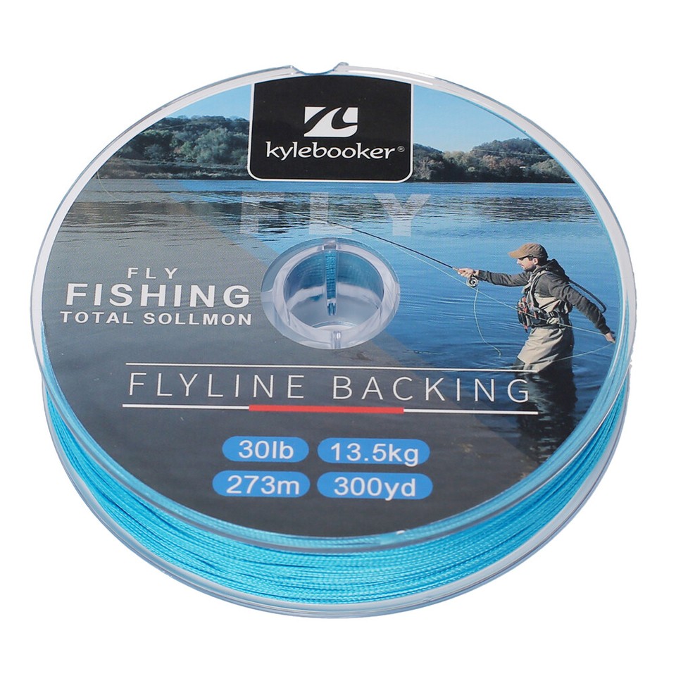 Backing Line Braided Fly Line 20/30LB 100/300Yards Orange for Trout Fly ...